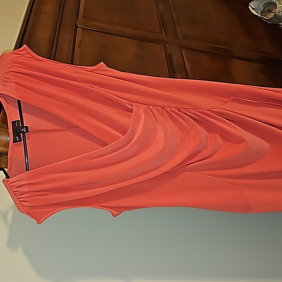 Dresses | Coral Cocktail Dress Perfect Color | Poshmark